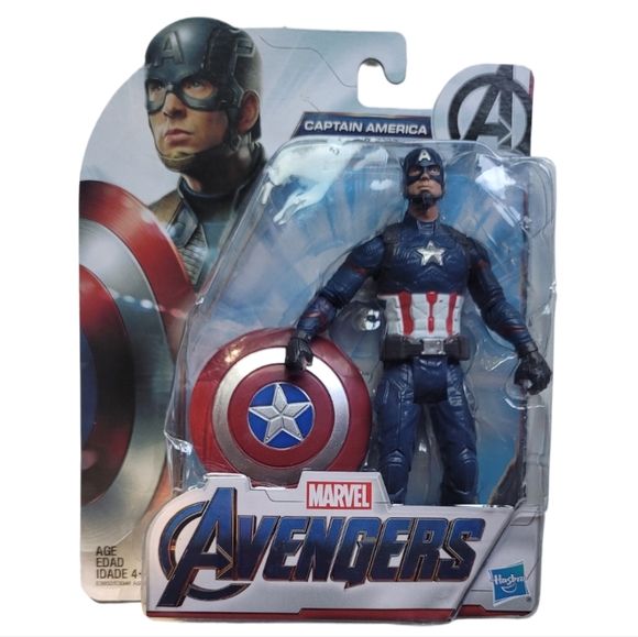 Marvel | Toys | Marvel Advengers Captain America 6 Action Figure With ...